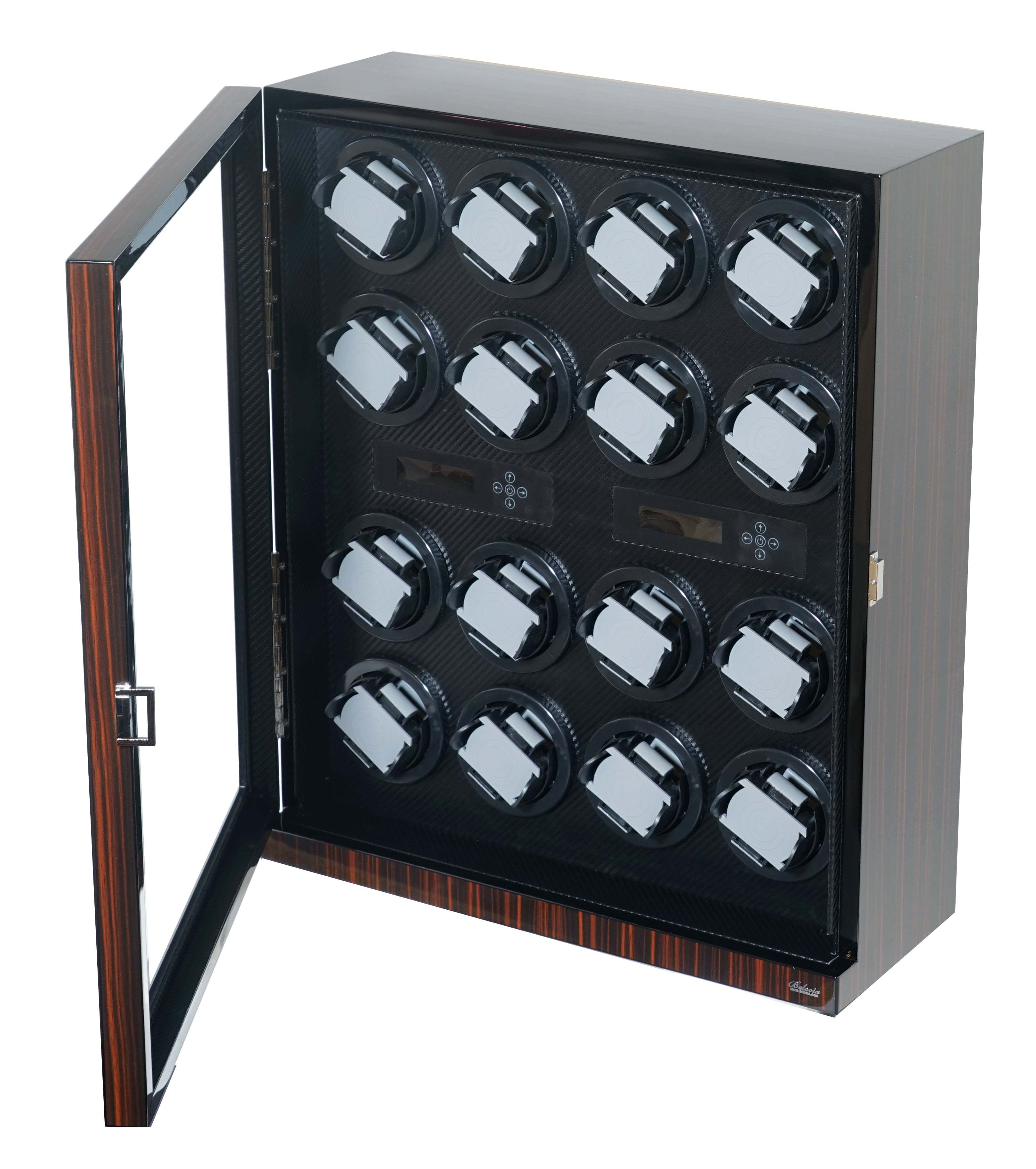 Belocia Sixteen Watch Winder Ebony Wood Glossy Finish With Silent ...