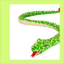 Alba the Albino Burmese Python | 100 Inch Long Stuffed Animal Plush ...