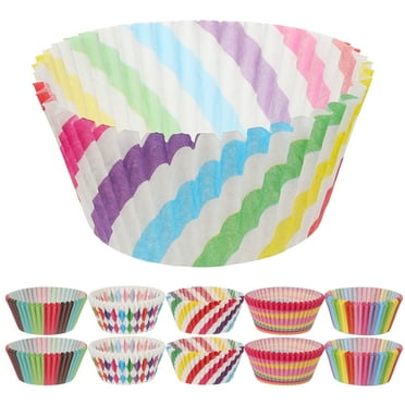 Wrapables® Standard Size Chevron Cupcake Wrappers (Set of 60), Black ...