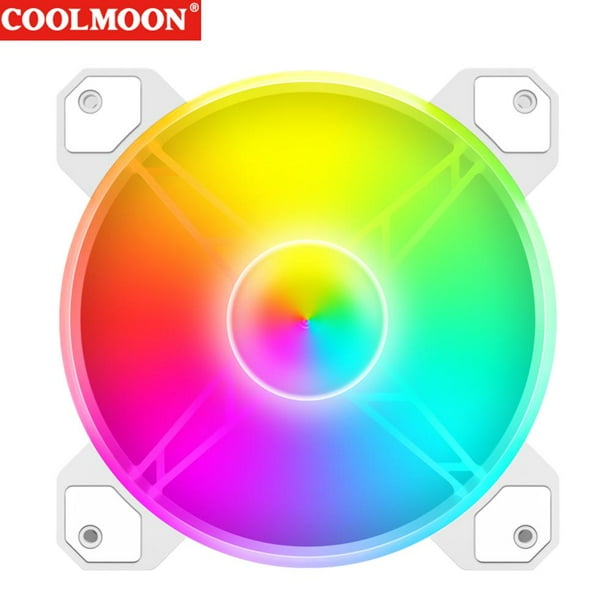 COOLMOON 12cm Case Cooler 5V 3PIN ARGB PC Case Radiador 12V 4PIN PWM ...