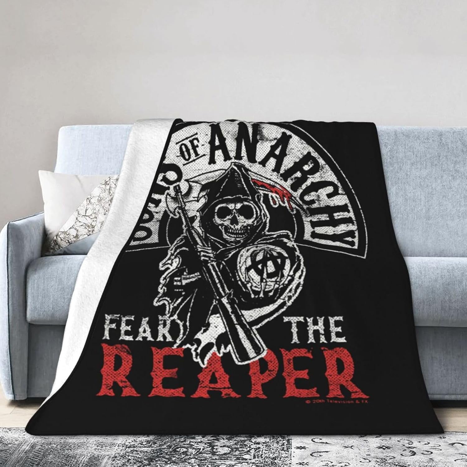 Click here for Sons Of Anarchys Blanket Flannel Soft Throw Blanke... prices