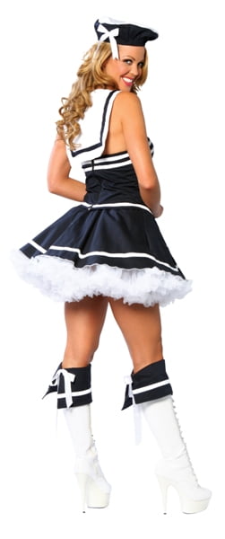 Buy Sexy Adult Womens Halloween Costume Pin Up Navy Sailor Girl Dress