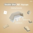 104 Key Custom PBT Keycap Set Double Shot OEM Profile for 61/68/87/98 ...