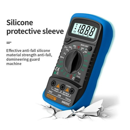 Multi Function High Precision Multimeter Ammeter Volt Resistance Tester ...