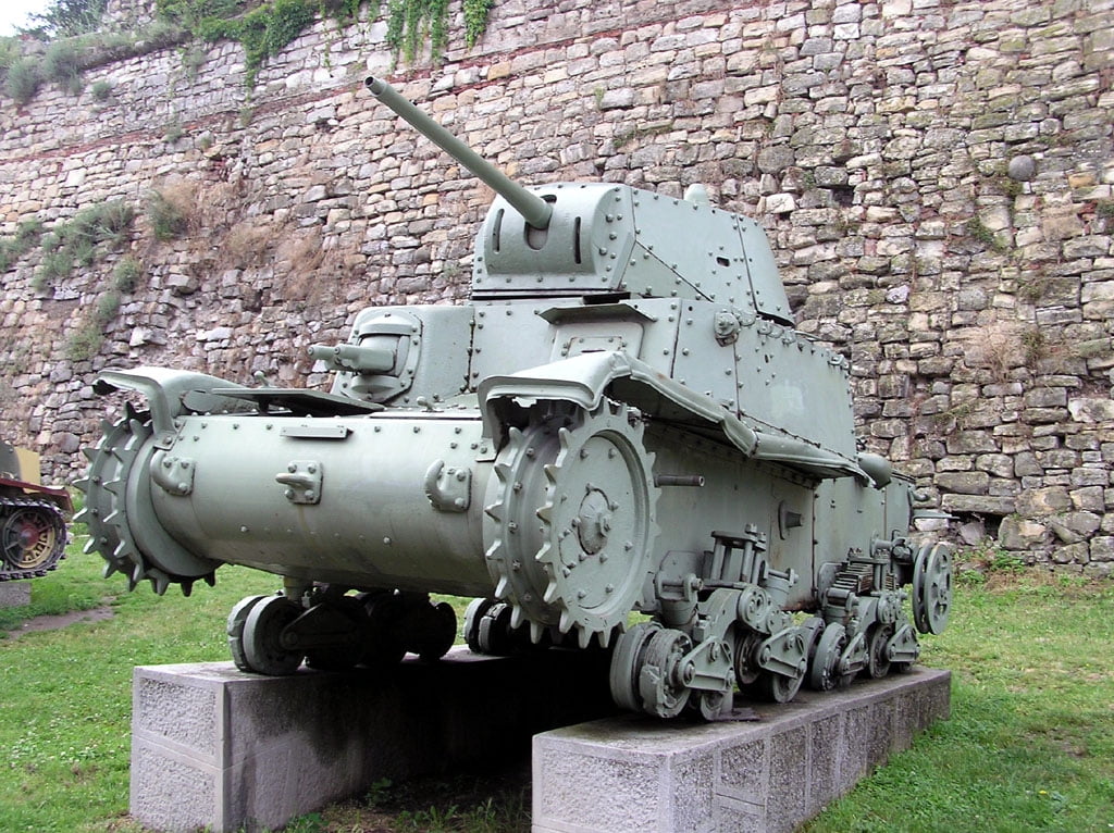 M13/40 tank in Belgrade museum-20 Inch By 30 Inch Laminated Poster With ...