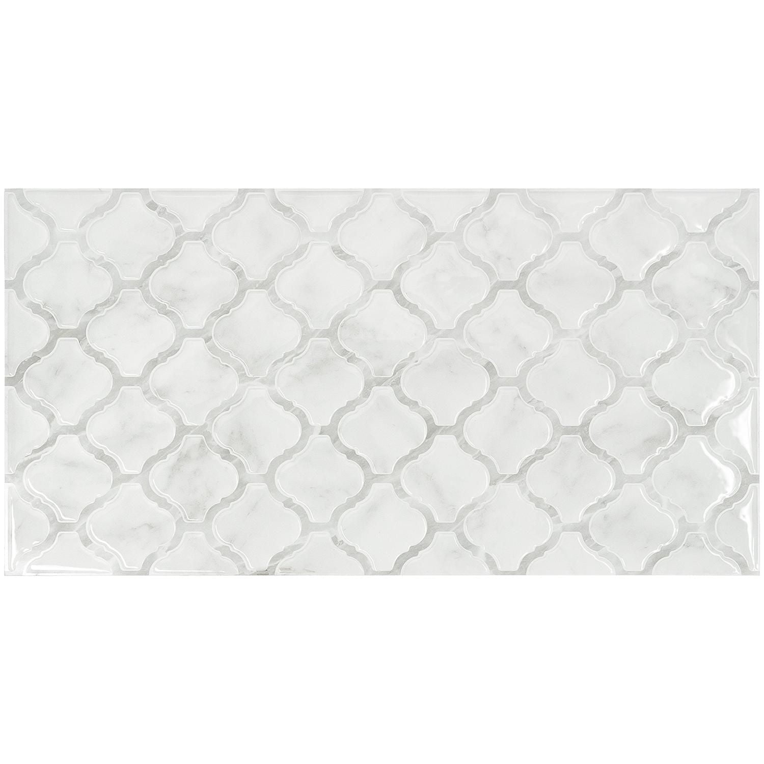 Click here for Smart Tiles Peel & Stick Backsplash - Arabesco Whi... prices