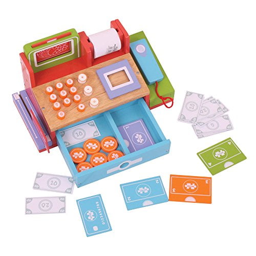 Bigjigs Toys Shop Till with Scanner Playset - Walmart.com