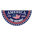 250th Anniversary American Fan Banner 1.5x3 Ft, Blue Semiquincentennial ...