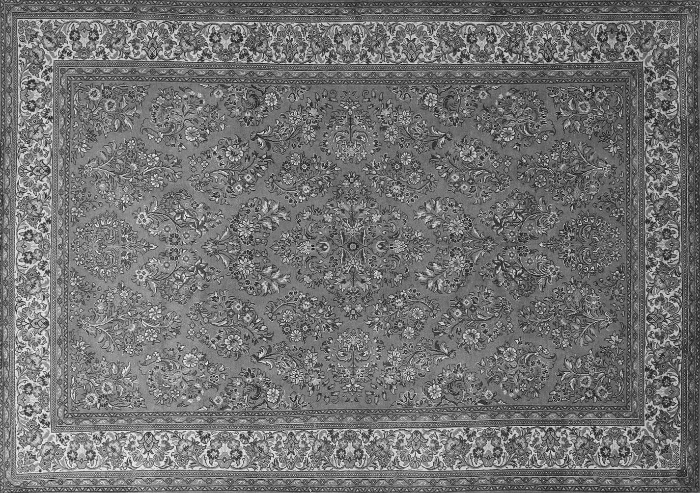Ahgly Company Indoor Rectangle Persian Gray Traditional Area Rugs, 2' x ...