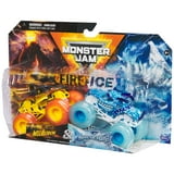Monster Jam, Official Fire & Ice, Megalodon and Monster Mutt Die-Cast ...