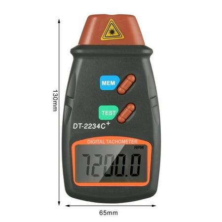 Digital Laser Photo Tachometer Non Contact RPM Tach Digital Laser ...