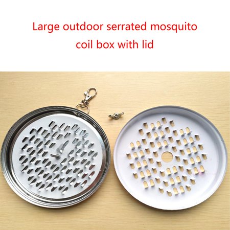 Practical Mosquito Incense Box Indoor Outdoor Portable Metal Mosquito ...