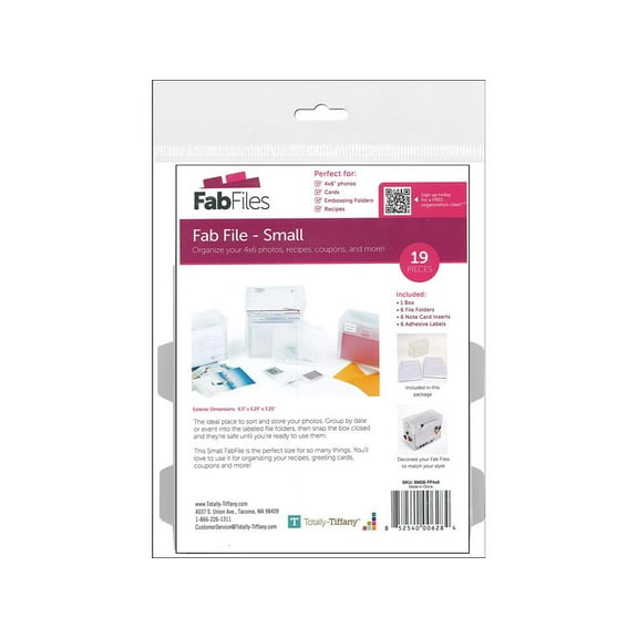 Totally Tiffany Fab File Box Extra Large 12x12 - Walmart.com