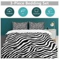 Animal Zebra Print Quilt Cover 3pcs Set Home Textiles Duvet Cover Set ...