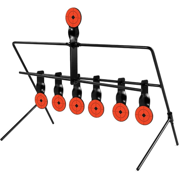 Airsoft reset target BB projectile gun metal target CS tactical ...