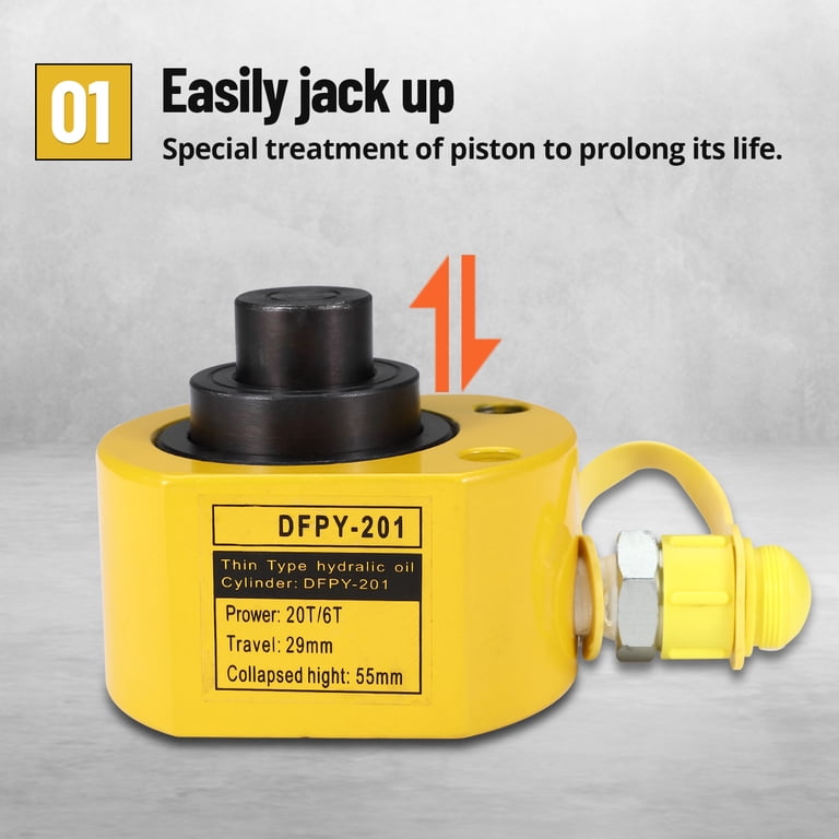 Porta Power Ram Mini Hydraulic Cylinder Jack - Low Profile For ...