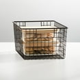 mDesign Kitchen Organization Pantry Storage Bins, Metal Wire Food ...