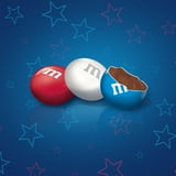 M&M'S Milk Chocolate Patriotic Candy Mix, Red White and Blue, 62 oz ...