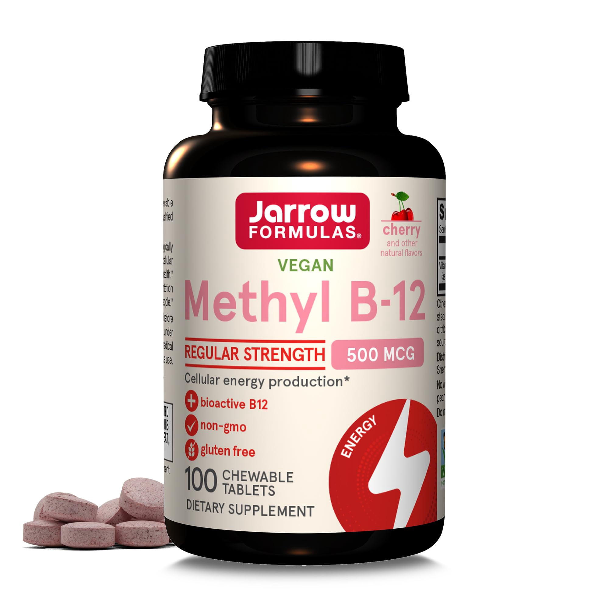 Suplemento de metil B-12 de Jarrow Formulas, 500 mg, 100 comprimidos ...