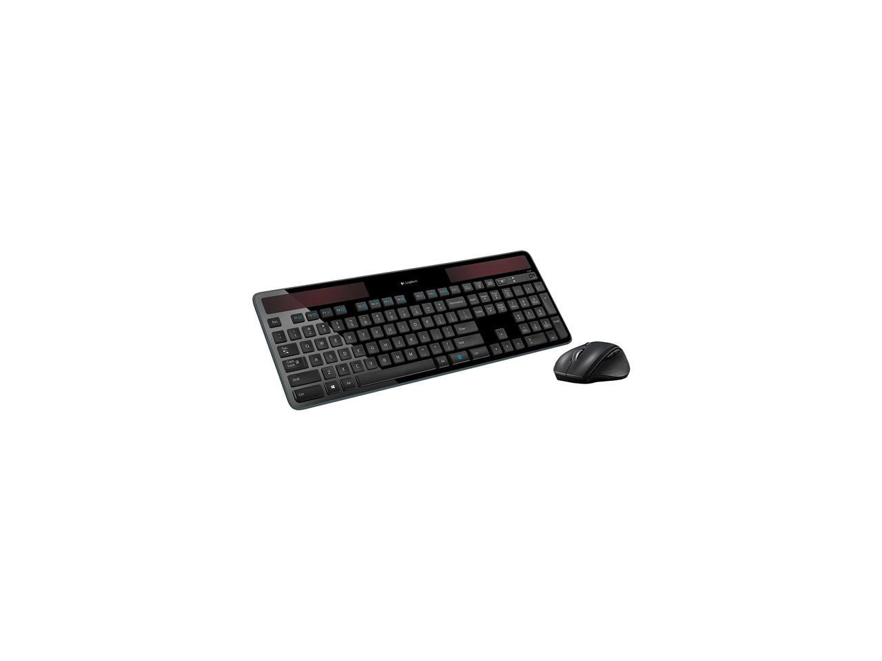 Logitech MK750 Wireless Solar Keyboard and Wireless Marathon Mouse ...