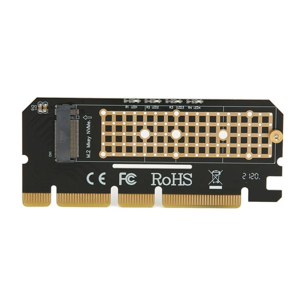 Adaptador NVME estable M.2 NVME Key M SSD a PCIe X16 Plug and Play ...