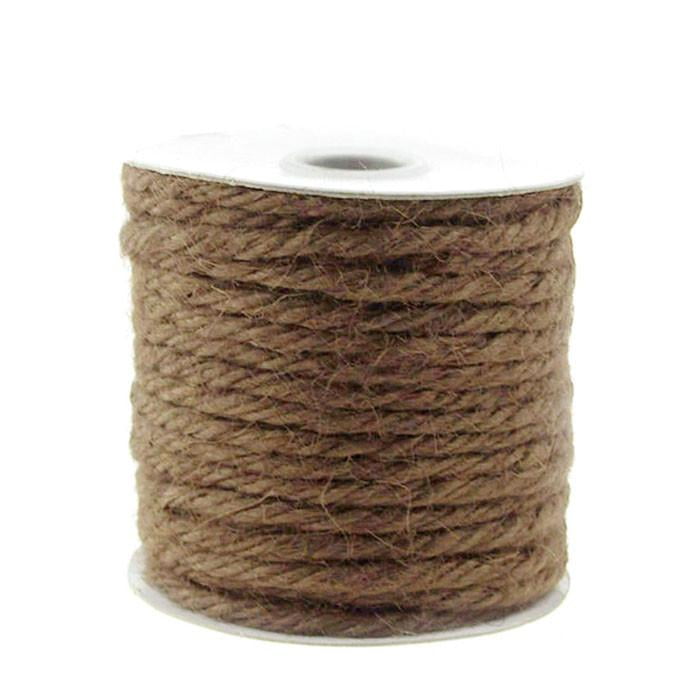Jute Twine Cord Rope Ribbon, 1/8-inch, 25-yard, Dark Brown - Walmart.com