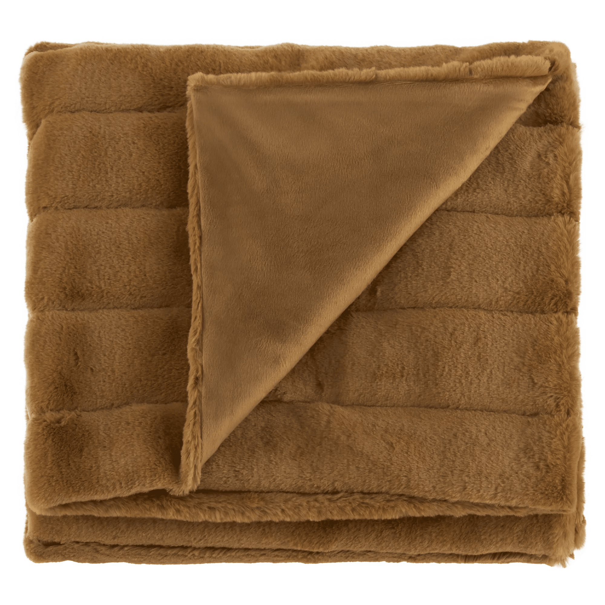 Click here for Bouclair Ochre Cougar Faux Fur Throw 60 X 50 In (1... prices