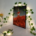50 LED Ivy String Lights,16.4ft Artificial Ivy Garland with Lights ...
