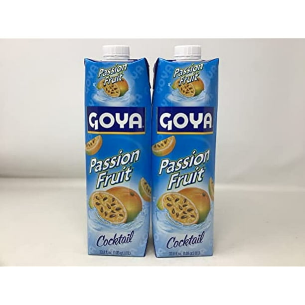Goya - Passion Fruit Cocktail 33.8 Oz (Pack Of 2) - Walmart.com