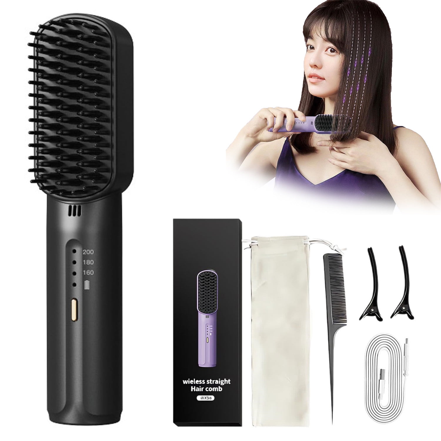 Click here for Mistaha Portable Cordless Mini Straight Hair Comb... prices
