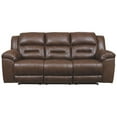 Signature Design by Ashley Stoneland Power Reclining Sofa in Chocolate ...