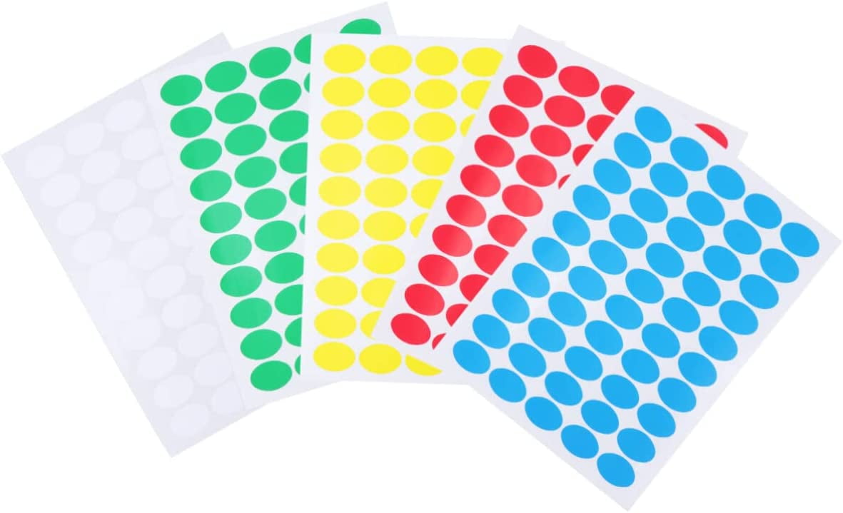 10 Sheets Dot Sticker Small Sticker Labels Tags for Gifts Label Sticker ...