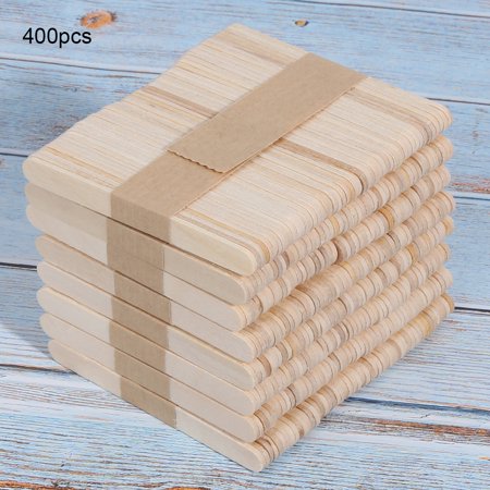 3.7 Inch Length 400pcs Art Crafts Sticks, Ice Cream Sticks, Kid Hand ...