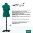 Dritz Sew You Adjustable Dressform, Medium - Body Mannequin & Tailor ...