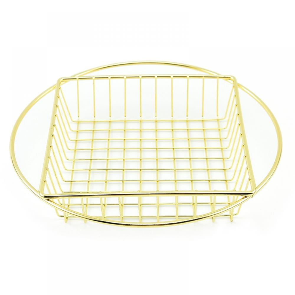 Deep Fry Basket, Square Mesh Net Strainer Basket with Long Handle, Wire ...
