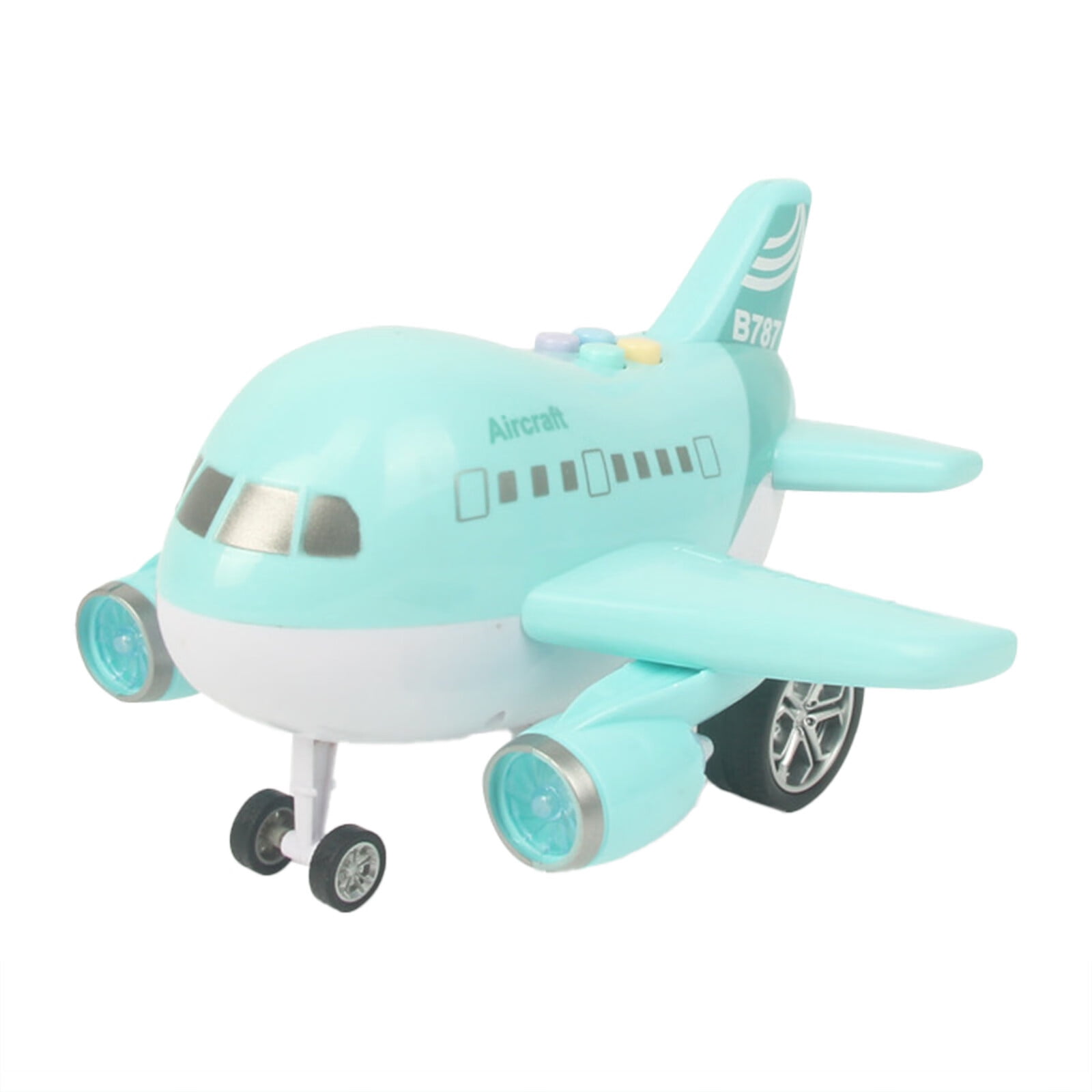 City Service Airplane Toy For Kids With Lights And Sounds Friction ...