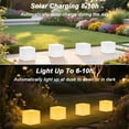 8-in Garden Solar Cube Light Outdoor, Solar Cube Lamp for Outside w ...