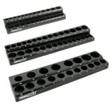 OEMTOOLS 22486 3 Piece Metric Magnetic Socket Tray Set, Magnetic Socket ...