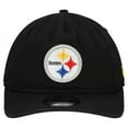 Men's New Era Black Pittsburgh Steelers Team 19TWENTY Adjustable Hat ...