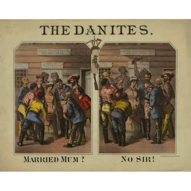Print: The Danites, circa 1860 - Walmart.com