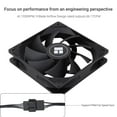 -123 fan 120 case cooling fan, 4 quiet computer fan, includes - bearing ...