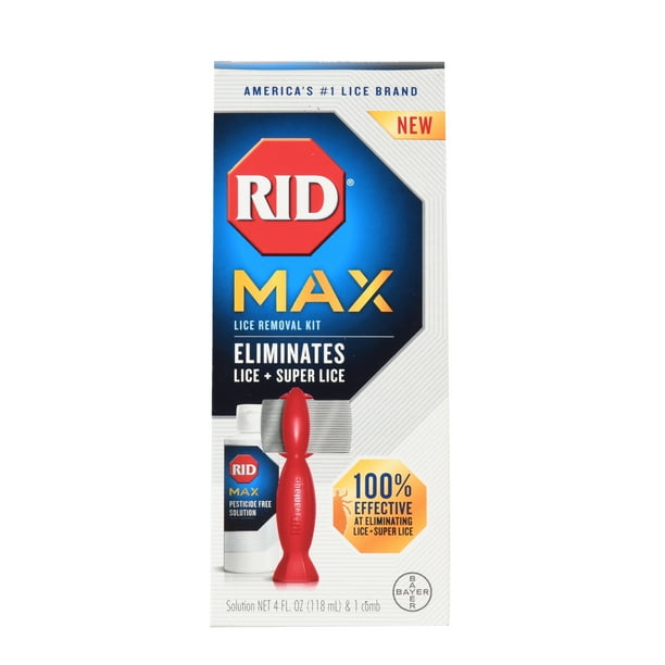 RID MAX Lice Removal Kit With (1) RIDvantage Comb and (1) 4 Ounce ...