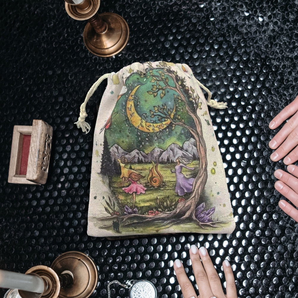 Tarot Cards Storage Bag Family Playing Card Game Witchcraft Supplies ...
