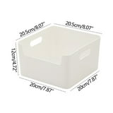 RKZDSR Large Capacity Kitchen Storage Box - Plastic Organizer for ...