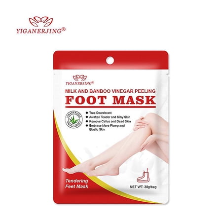 5bags=10 Milk Bamboo Vinegar Foot Mask Socks Exfoliating Feet Peeling ...