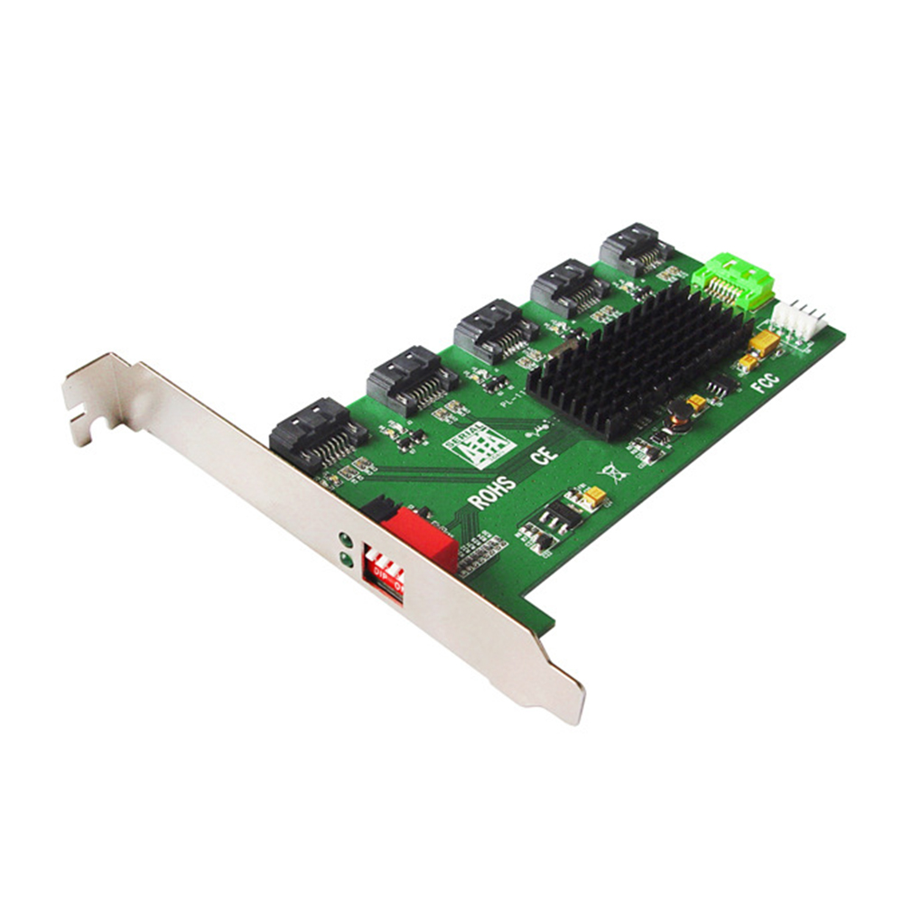 fashionhome 5-Port SATA Converter SATA II Port Multiplier Adapter ...