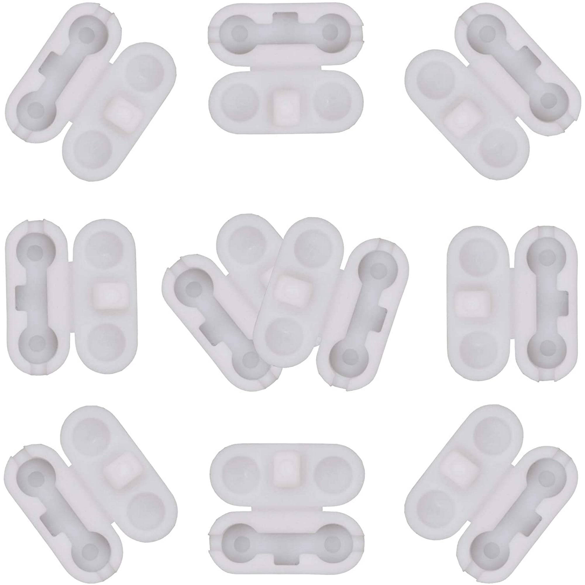 Click here for Laicaiw White Plastic Chain Connector For Beaded C... prices