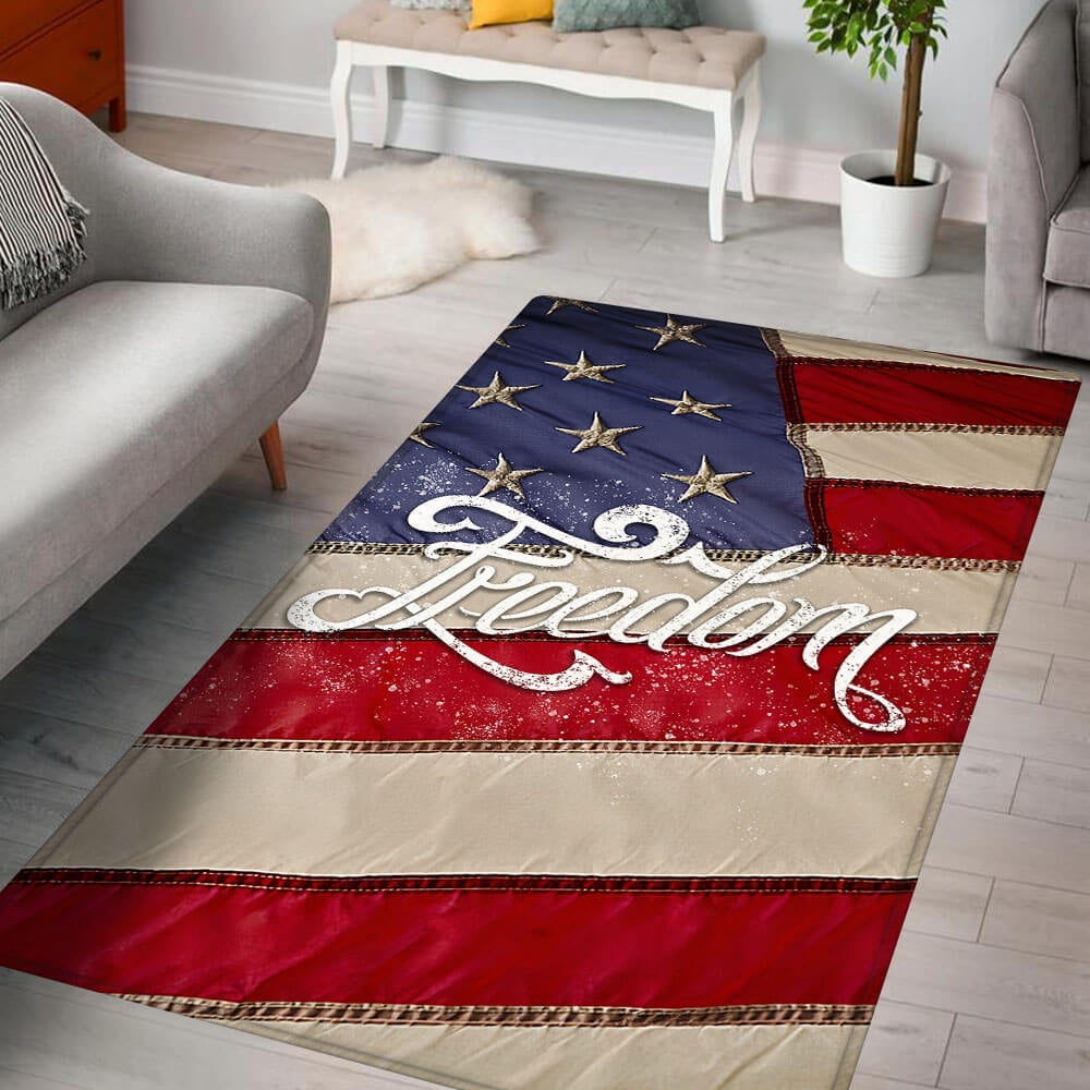 Rectangle Area Rug For Living Room, Bedroom, American Rug Freedom ...