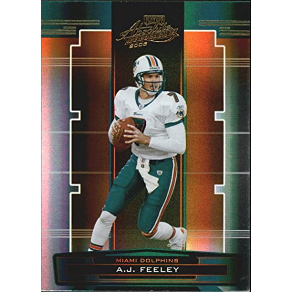 2005 Absolute Memorabilia #79 A.J. Feeley NFL Football Trading Card ...