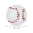 24 Packs Baseball Plates 9 Inch And 7 Inch Round Baseball Themed Paper ...